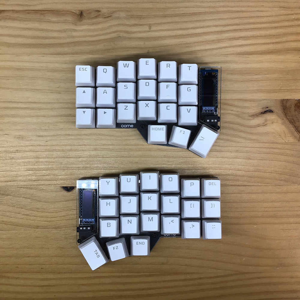 Teclado Corne MX Hotswap v3.0.1 - Teclados Mecánicos