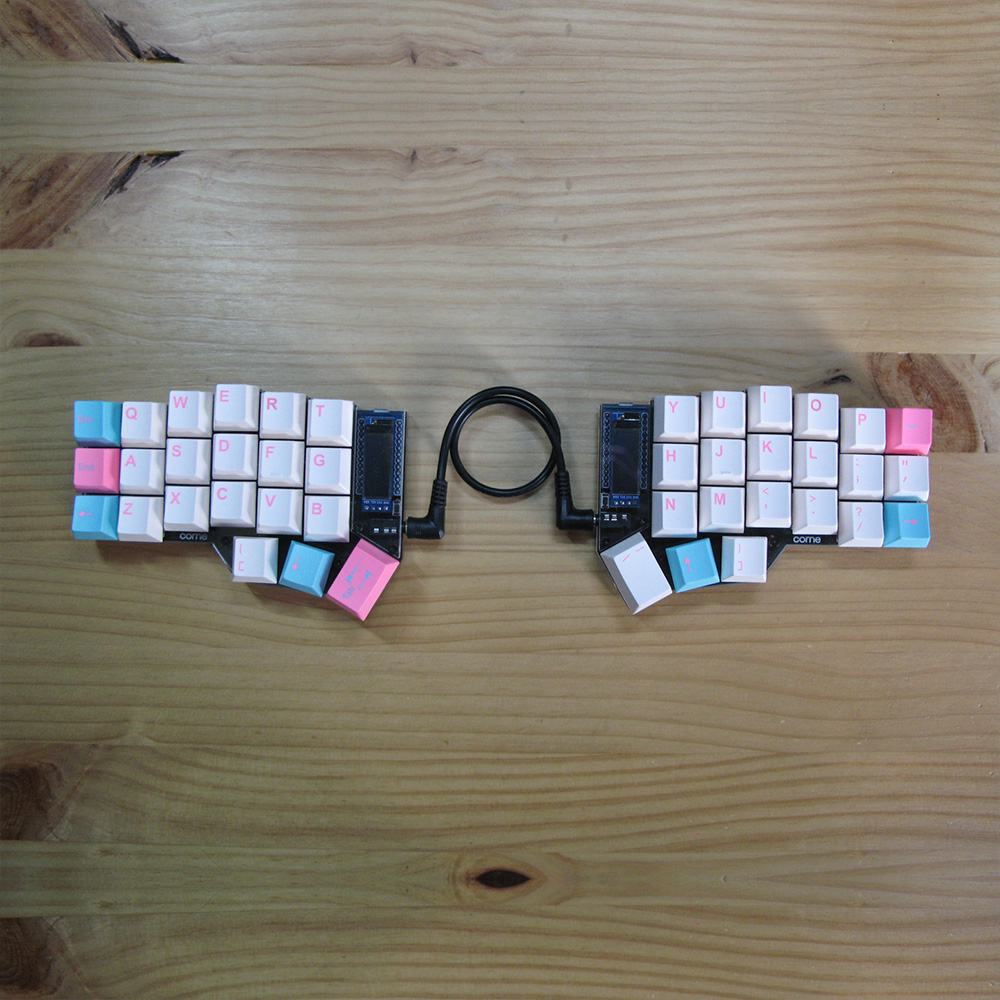 Corne Keyboard + Tai-Hao Miami Surf - Teclados Mecánicos